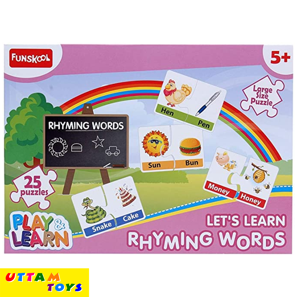 Buy Funskool Let's Learn Rhyming Words - Uttam Toys Buy Funskool Let's Learn Rhyming Words - Uttam Toys